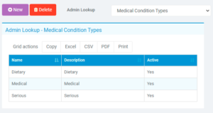How to create Medical Condition Types and Medical Conditions – Bromcom ...