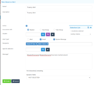How to Use the Absence Alert – Bromcom