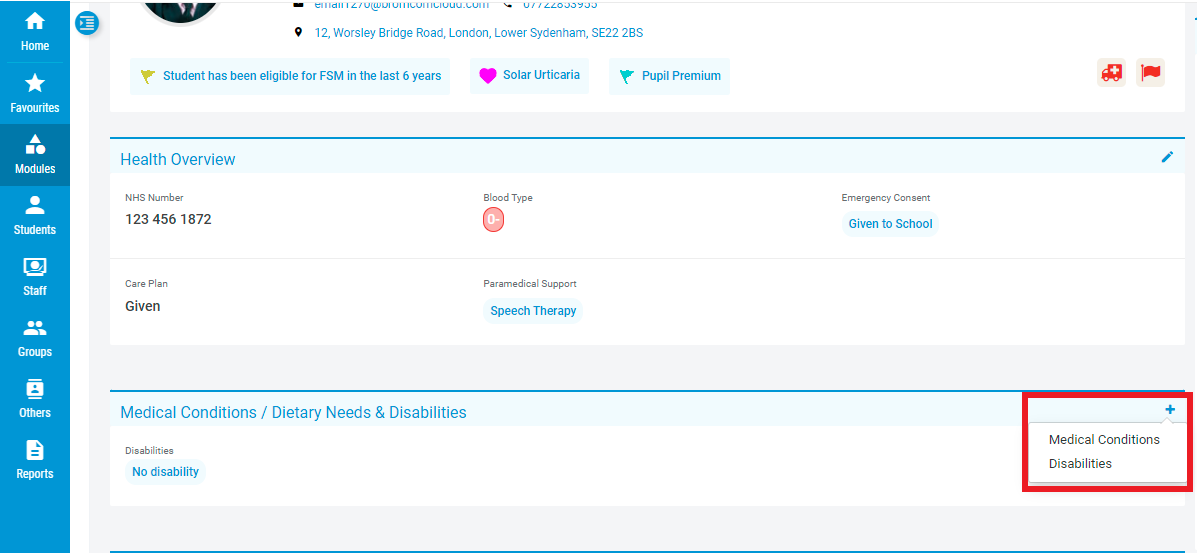 How to create Medical Condition Types and Medical Conditions – Bromcom ...