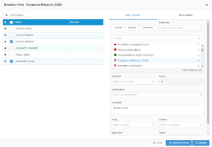 How to Record a Behaviour Event for a Student – Bromcom – Documentation ...