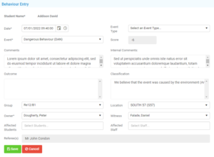 How to View the Student Details Behaviour Page – Bromcom ...