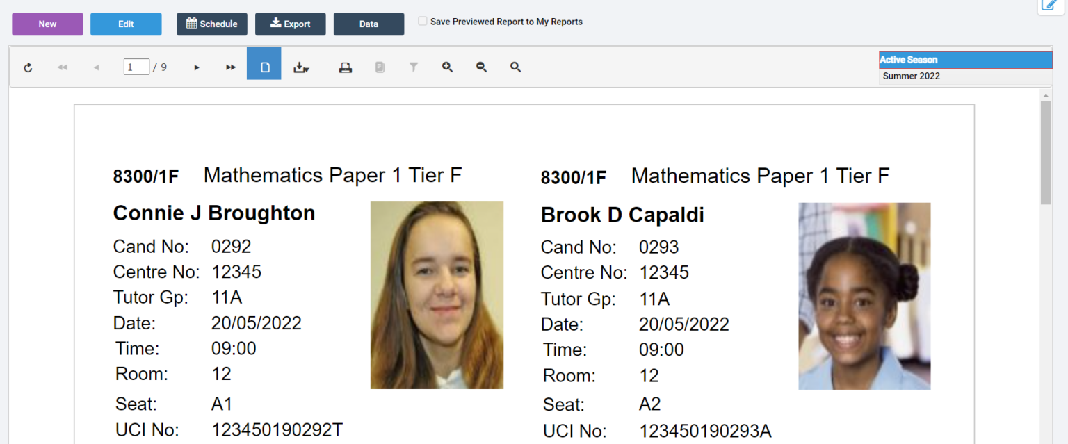 How to Produce Exam Candidate Desk Labels – Bromcom – Documentation Centre