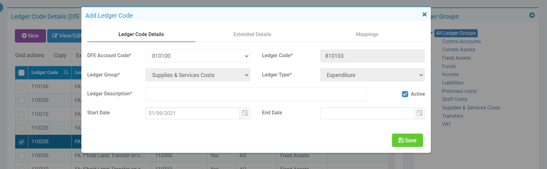 How To Create a New Ledger Code in MAT Finance – Bromcom ...