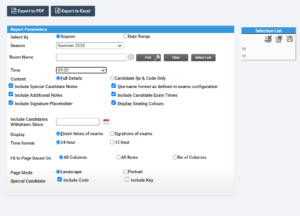 How to use the Exams Widgets – Bromcom – Documentation Centre