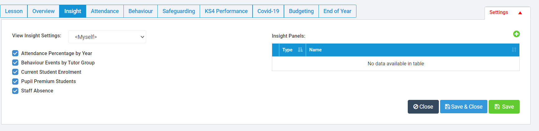 How to Use the Insight Dashboard – Bromcom – Documentation Centre