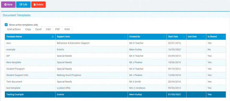 How to create Document Templates and Support Documents – Bromcom ...