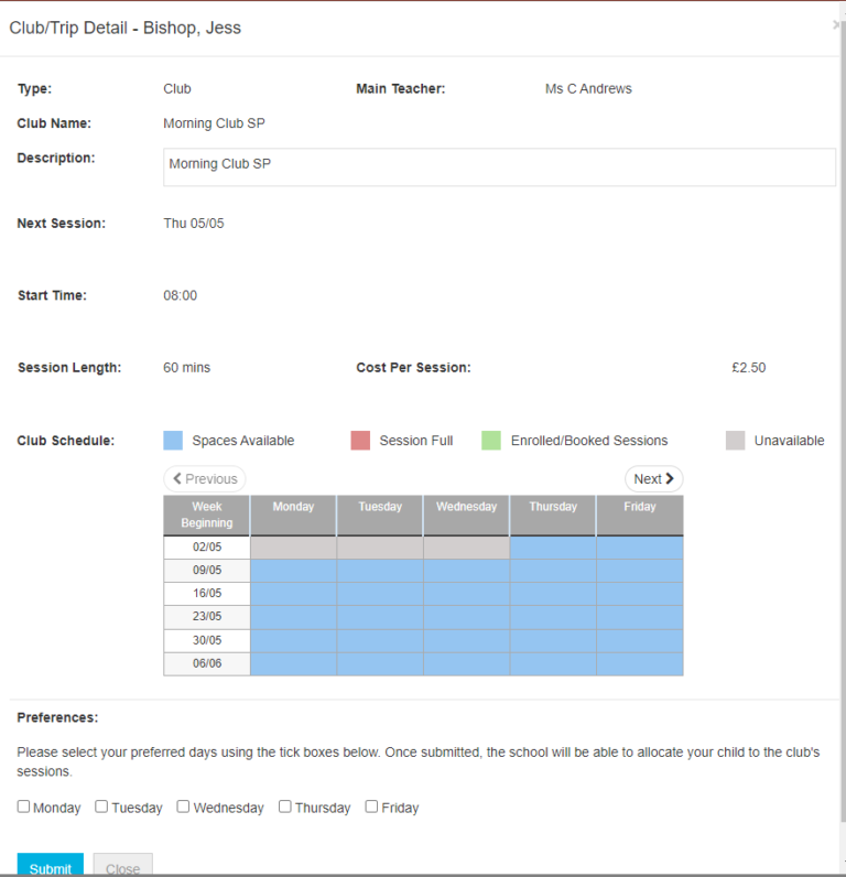 How to Create and Book a Running Balance Club – Bromcom – Documentation ...