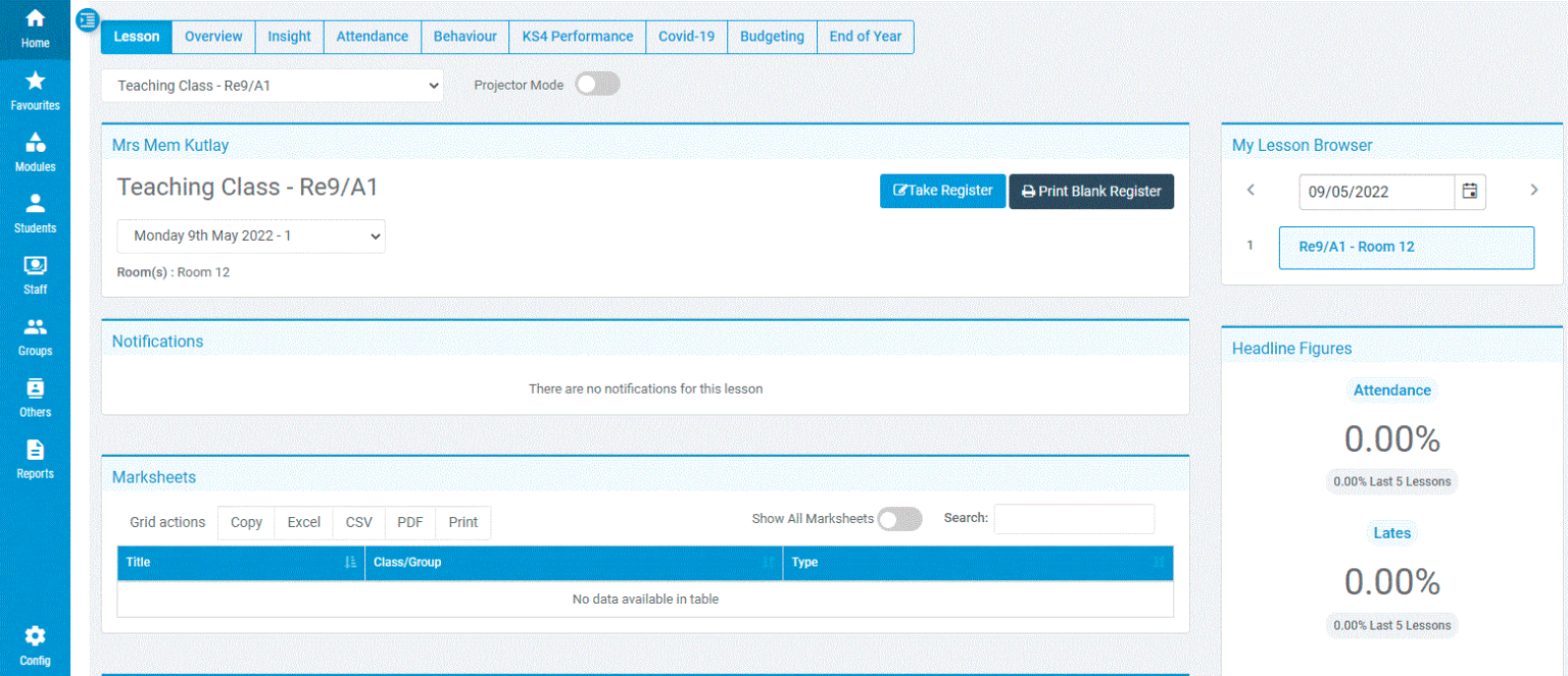 How to take a Secondary Register – Bromcom – Documentation Centre