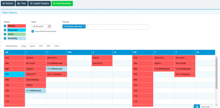 How to take a Secondary Register – Bromcom – Documentation Centre