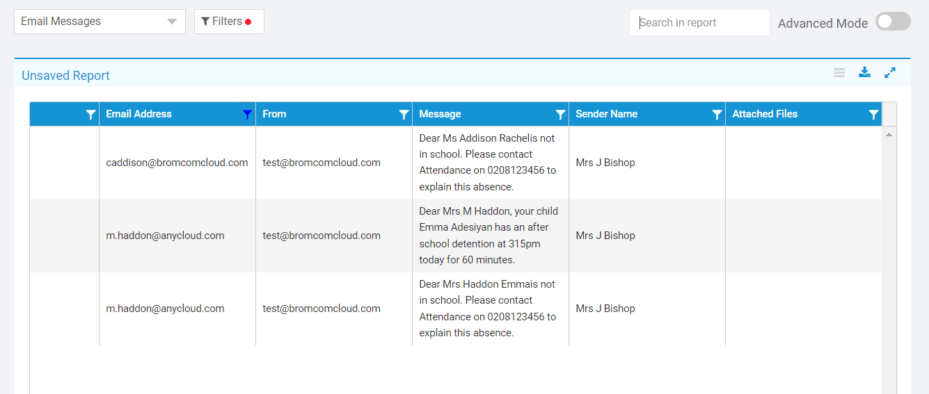 How to view sent Emails and SMS Messages – Bromcom