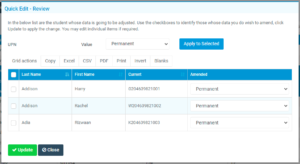 How to amend and add a UPN – Bromcom – Documentation Centre