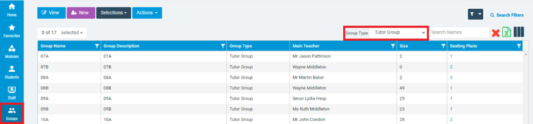 How to Edit a Tutor Group Timetable – Bromcom – Documentation Centre