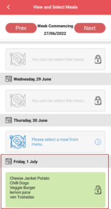 How To use the Dinner option on the Teacher App – Bromcom ...