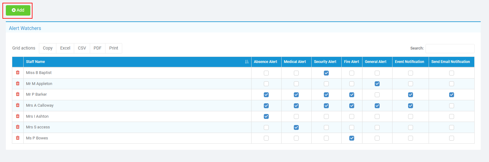 How To Setup and Use the Alerts Option – Bromcom