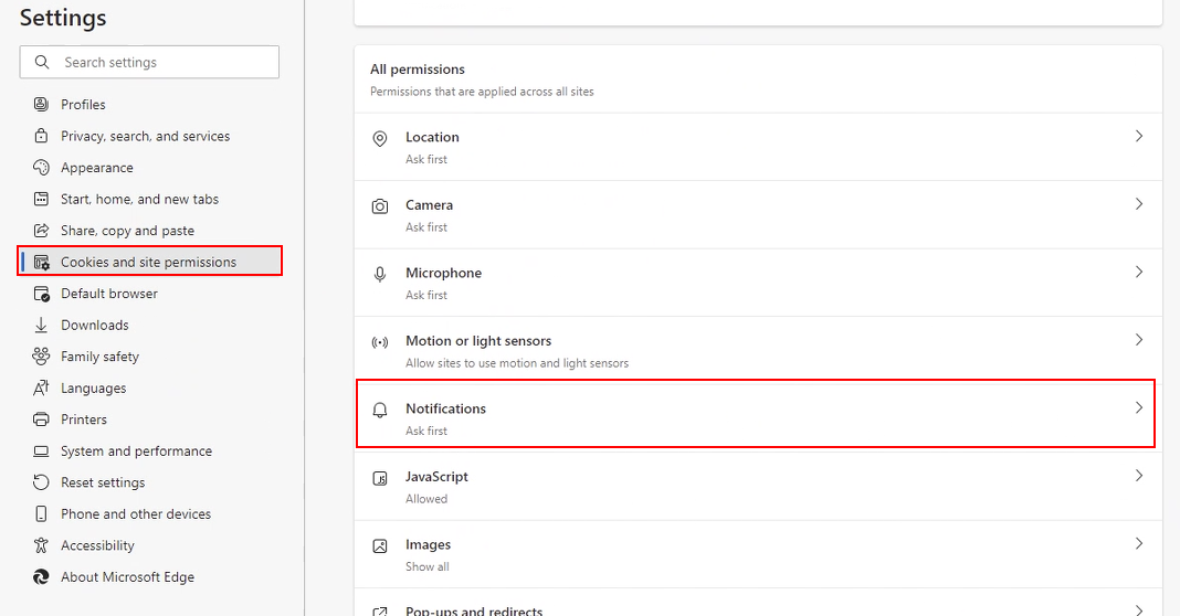 How to Allow Notifications on Chrome or Edge – Bromcom – Documentation ...