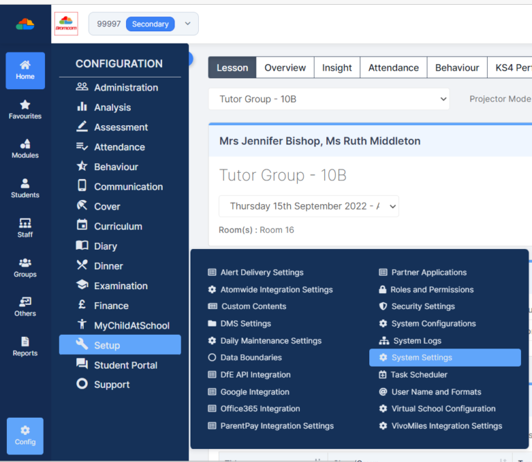 How to Configure the New Teachers Dashboard – Bromcom – Documentation ...