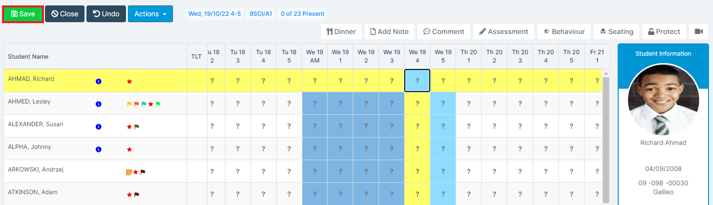 How To Take a Register – Bromcom – Documentation Centre