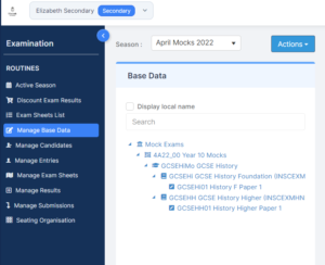 How To Setup Bromcom for Mock Exams – Bromcom