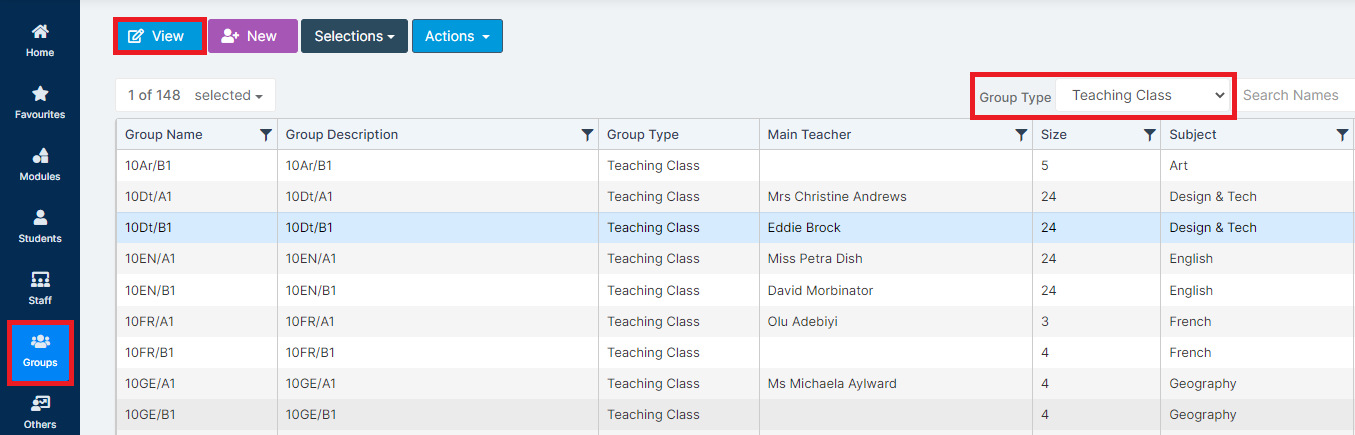 How to use Group Exceptions – Bromcom – Documentation Centre
