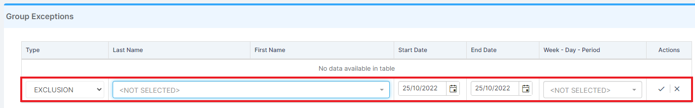 How to use Group Exceptions – Bromcom – Documentation Centre