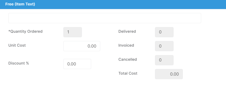 How to Create a New Purchase Order – Bromcom – Documentation Centre
