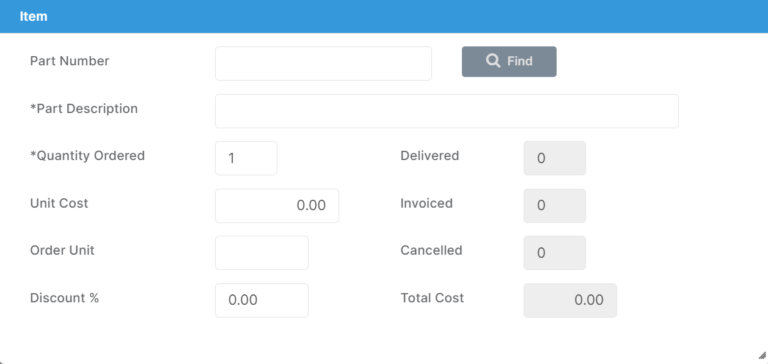 How to Create a New Purchase Order – Bromcom – Documentation Centre