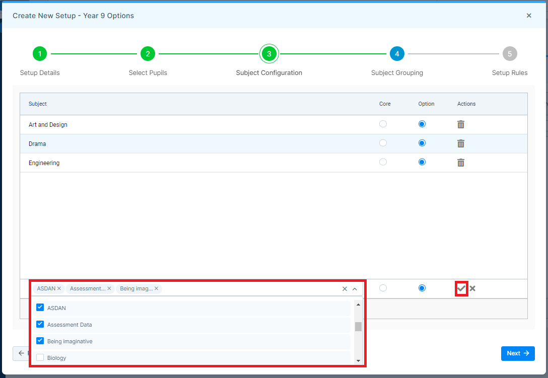 How to use the Options Setup page – Bromcom