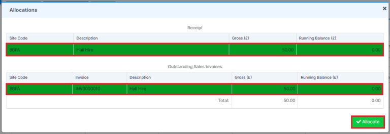 How to Post a Sales Income Receipt in the MAT Finance Module – Bromcom ...