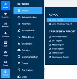 How to use Quick Report Conversion – Bromcom – Documentation Centre