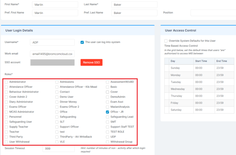 How to Assign Roles and Permissions – Bromcom – Documentation Centre