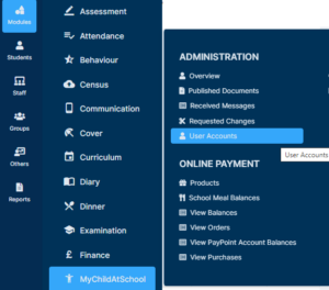 How to Manage MCAS User Accounts – Bromcom – Documentation Centre