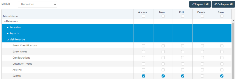 How to Create a New Behaviour Event – Bromcom – Documentation Centre