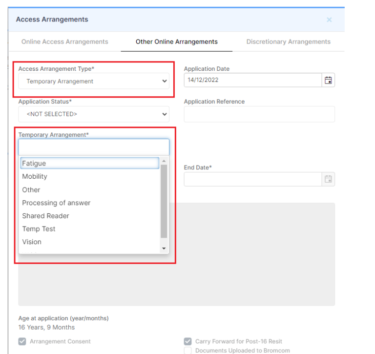 How to Merge Special Requirements with Access Arrangements – Bromcom ...