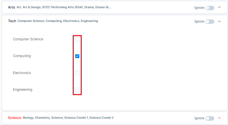 How to use the Review Pupil Choices page – Bromcom – Documentation Centre