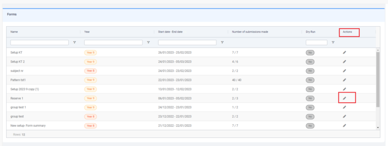How to use Forms in Options – Bromcom – Documentation Centre