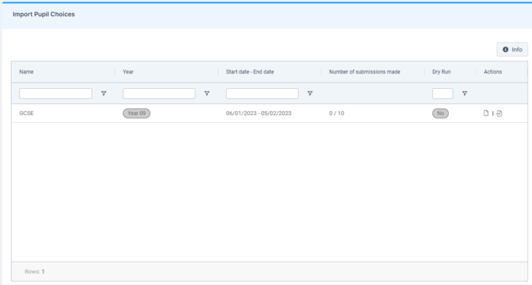 How to use the Import Pupil Choices page – Bromcom – Documentation Centre