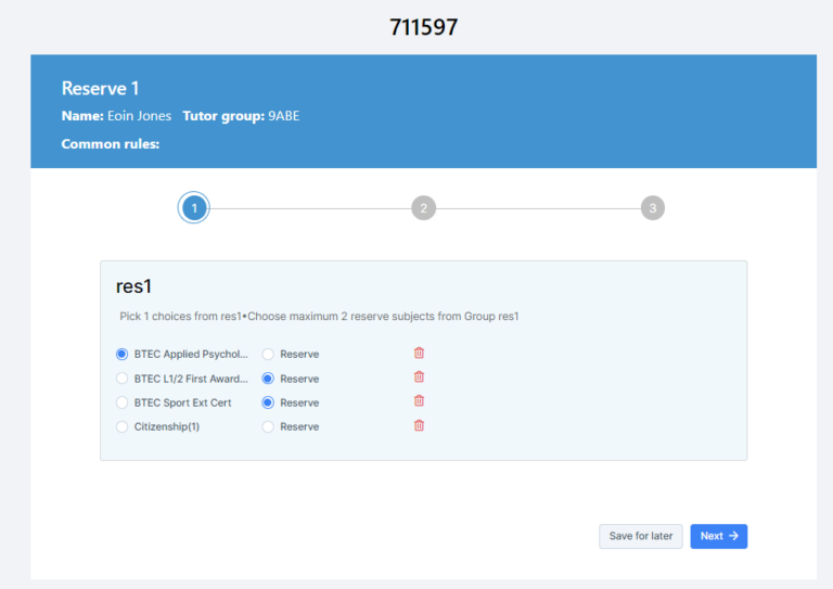 How to use Forms in Options – Bromcom – Documentation Centre