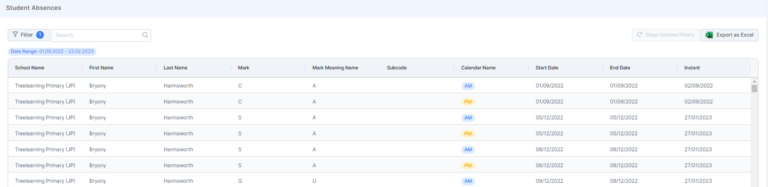 How to use the Student Absences List within Vision – Bromcom ...