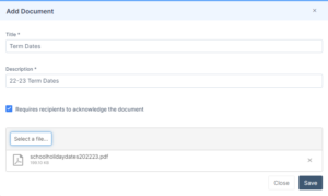 How to Manage Shared Documents – Bromcom – Documentation Centre