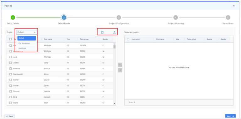 How to use the Options Setup page – Bromcom – Documentation Centre