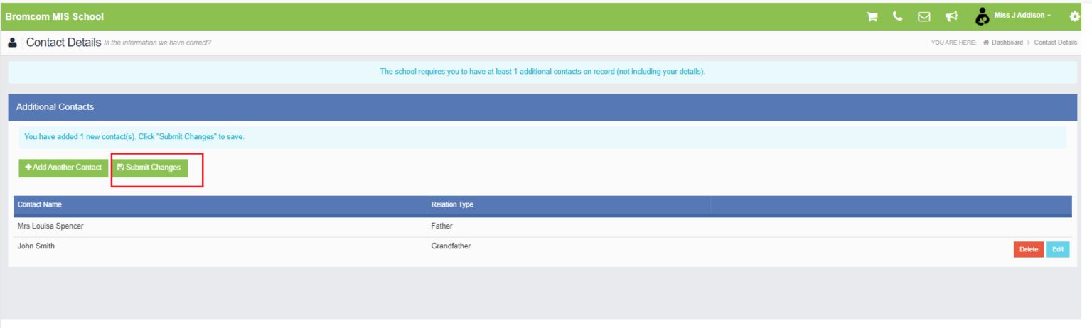 How to view Admissions/Data Collection Forms in MCAS – Bromcom – Documentation Centre