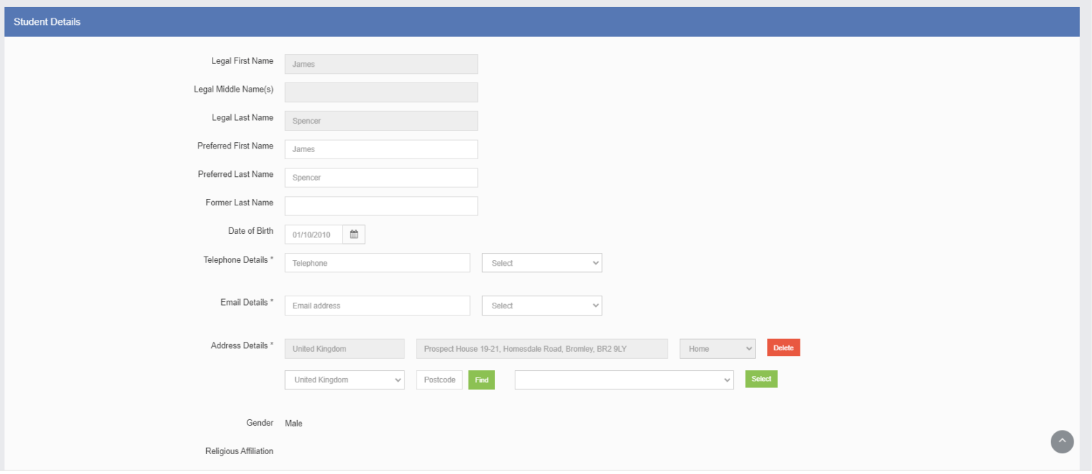 How to view Admissions/Data Collection Forms in MCAS – Bromcom ...