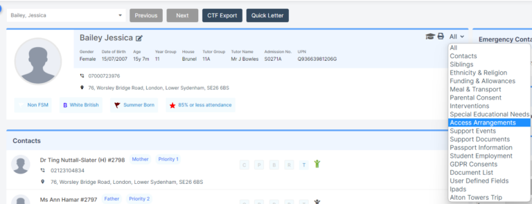 How to Manage Access Arrangements – Bromcom – Documentation Centre