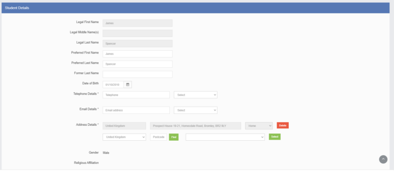 How to view Admissions/Data Collection Forms in MCAS – Bromcom – Documentation Centre