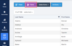 How to add a new Member of Staff – Bromcom – Documentation Centre
