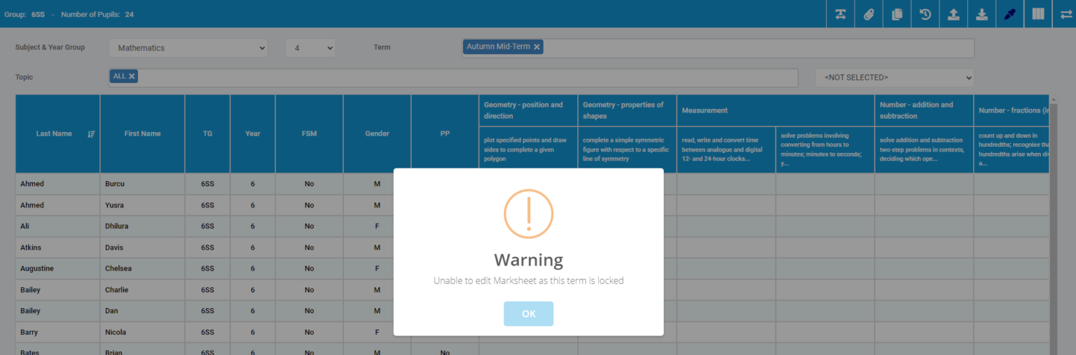 Primary Tracker FAQ – Bromcom – Documentation Centre
