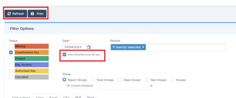 How to use Student Attendance Status – Bromcom – Documentation Centre