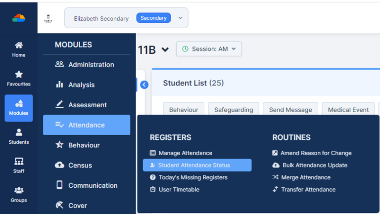 How to use Student Attendance Status – Bromcom – Documentation Centre