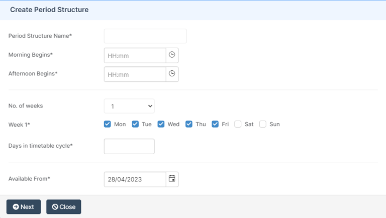 Blank System Setup and Data Import – Bromcom – Documentation Centre