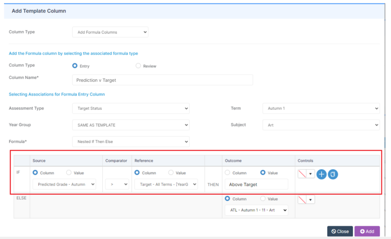 How to Add a Formula Column to a Marksheet – Bromcom – Documentation Centre